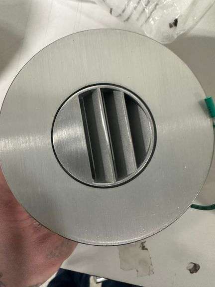 Logan 120VAC 3.30 watt Brushed Aluminum Step/Wall Light, Round (2x ...