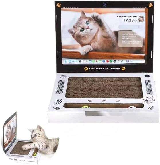 Cat Scratcher Laptop (Cat Scratcher Laptop III) - Lambrecht Auction, Inc.