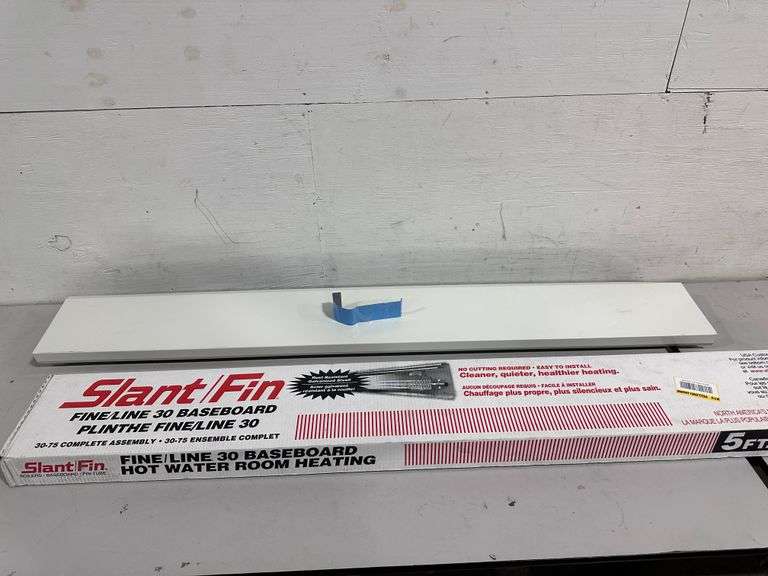 Slant/Fin Fine/Line 30 Hot Water Baseboard With Fully Assembled Element ...