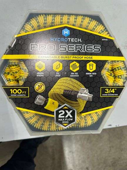 Hydrotech Pro Series 3/4 in. Diameter x 100 ft. Burst Proof Expandable ...