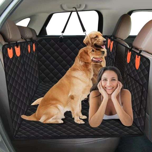 Hard Bottom Back Seat Extender for Dogs, Pet Cruiser Hard Bottom Car ...