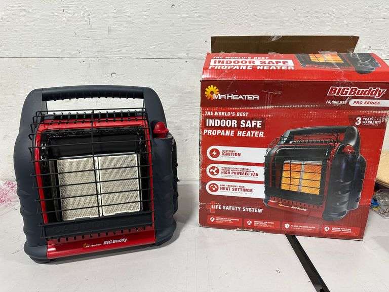 Mr. Heater Big Buddy Pro Series 18,000 BTU Portable Radiant Propane ...