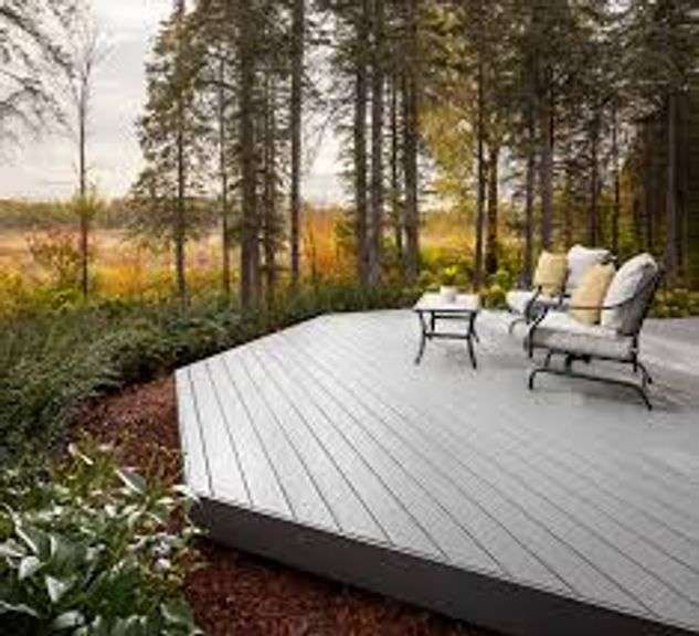 Elevate Alpine Gray Composite Decking 5/4"x6"x20' SE - Lambrecht ...