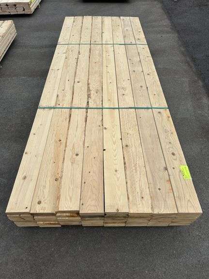 White Fir Dimensional Lumber 2"x6"x10' - Lambrecht Auction, Inc.