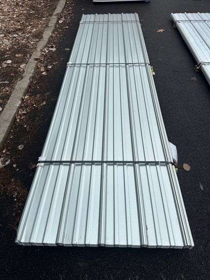 Galvanized Metal Panel 3'x12' - Lambrecht Auction, Inc.