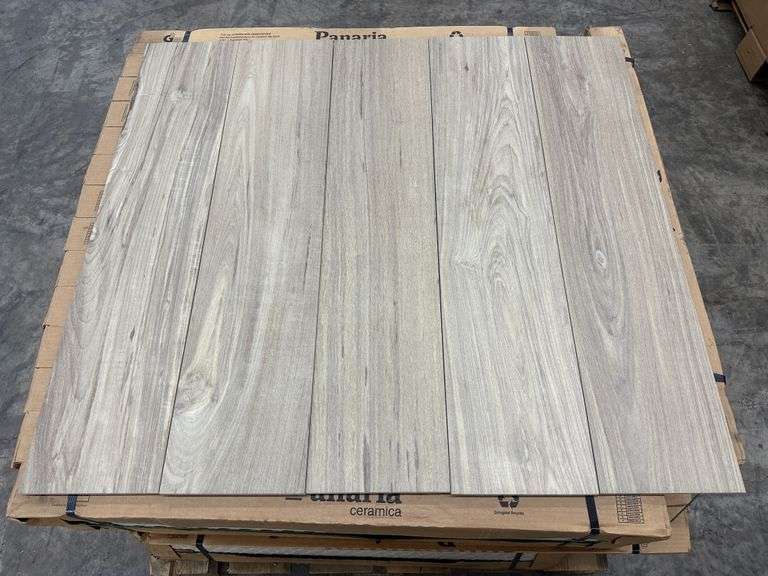 Life Hay Porcelain Tile 8"x36" - Lambrecht Auction, Inc.
