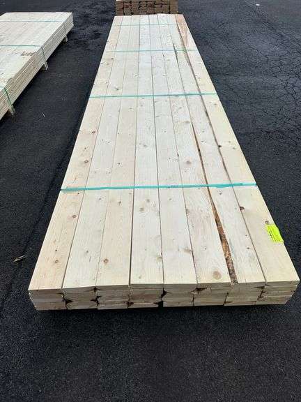 SPF Dimensional Lumber 2"x6"x16' - Lambrecht Auction, Inc.
