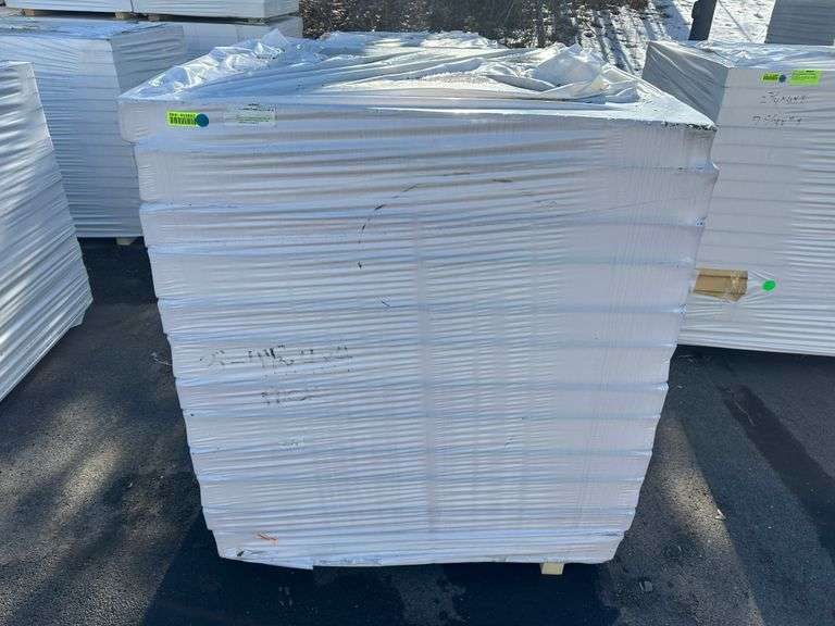 Poly Iso Insulation Tapered 4 1/2"-3 1/2"x4'x4' - Lambrecht Auction, Inc.