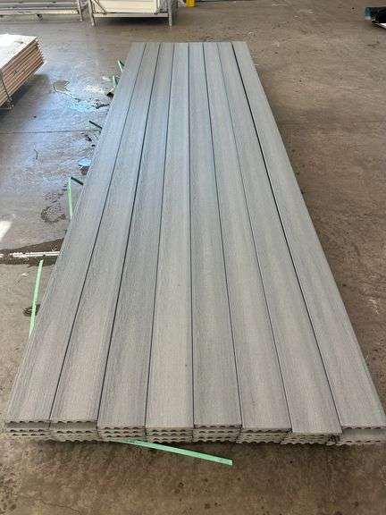 Elevate Alpine Gray Composite Decking 5/4"x6"x12' GV - Lambrecht ...