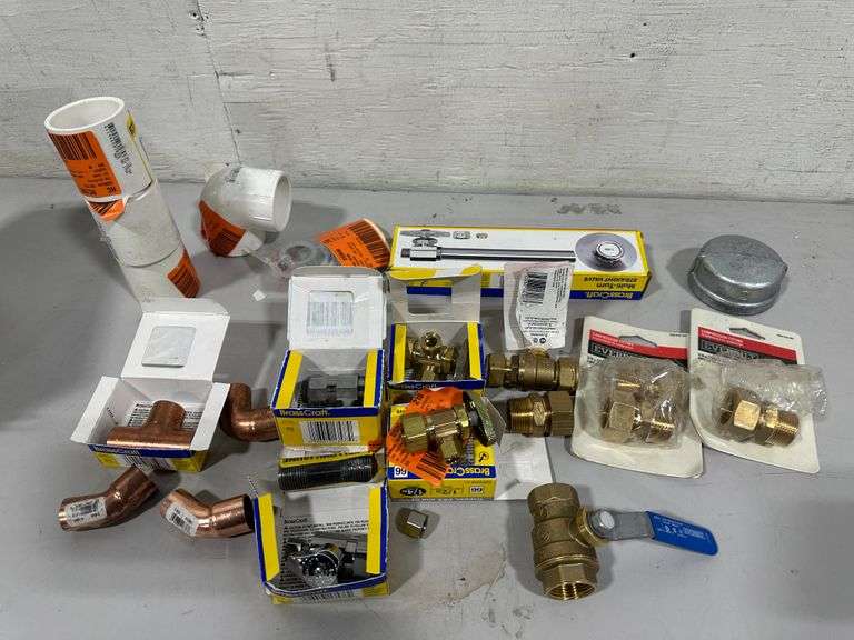 Assorted Plumbing Hardware - Lambrecht Auction, Inc.