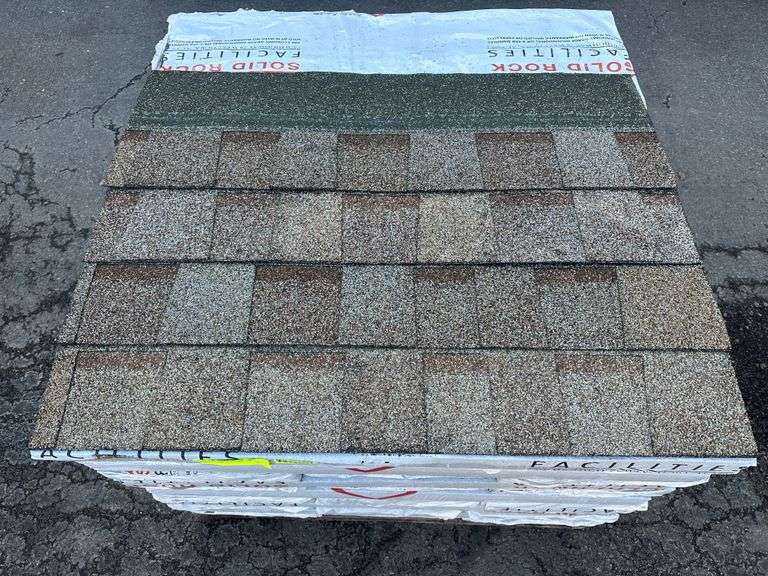 Desert Sand Laminate Shingles - Lambrecht Auction, Inc.