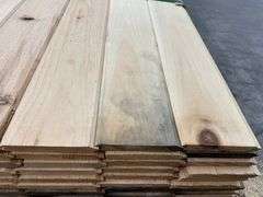 White Pine T&G WP4 Smooth Face Paneling 1"x6"x16' - Lambrecht Auction, Inc.