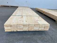 White Pine T&G WP4 Smooth Face Paneling 1"x6"x12' - Lambrecht Auction, Inc.