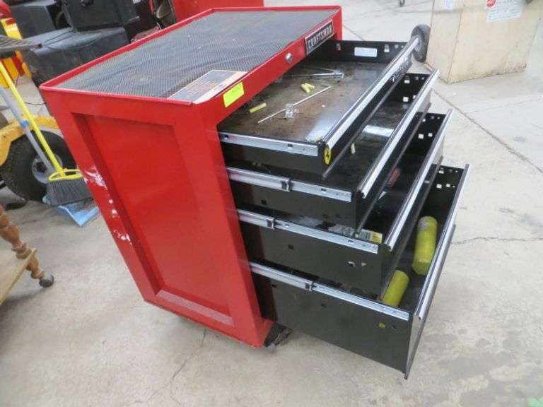 Craftsman 4-Drawer Rolling Tool Chest 34x27x18" - Lambrecht Auction, Inc.