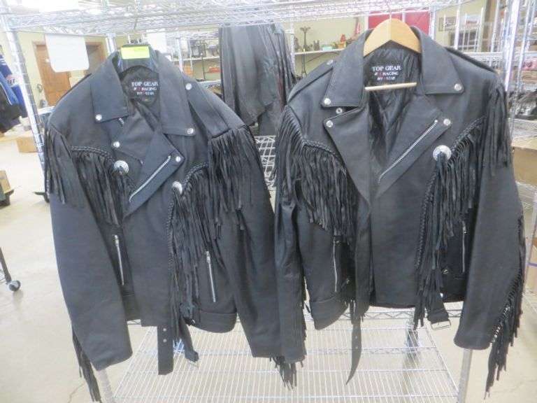 Top Gear Leather Jackets - Sizes 46 & 50 - Lambrecht Auction, Inc.