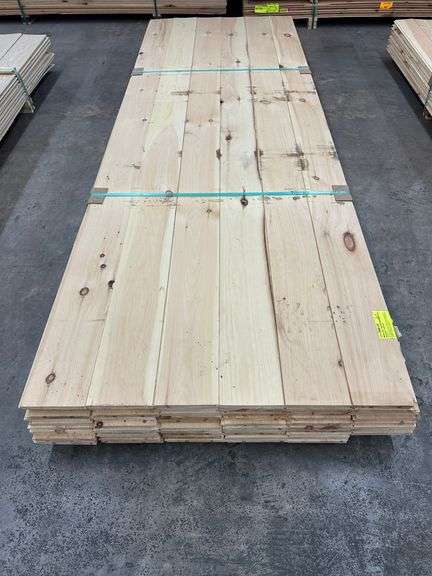 White Pine T&G WP4 Smooth Face Paneling 1"x8"x10' - Lambrecht Auction, Inc.
