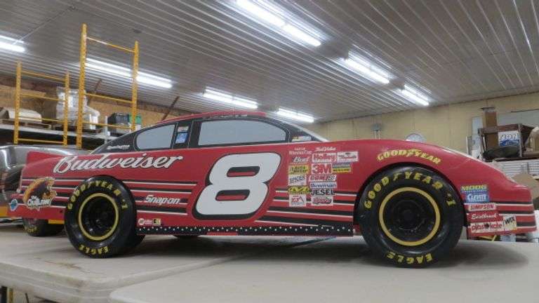 44" Plastic NASCAR Pool Table Light, NASCAR Model - Lambrecht Auction, Inc.