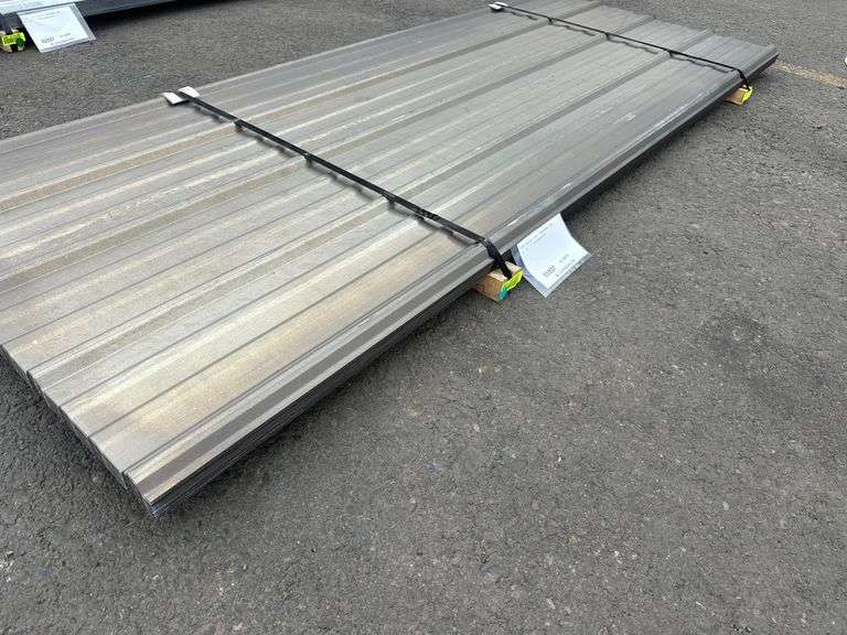 Dull Galvanized Metal Panel 3'x8' - Lambrecht Auction, Inc.