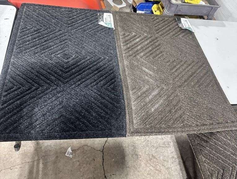 TrafficMaster 24" x 36" Heavy Duty Commercial Mats Charcoal & Walnut ...
