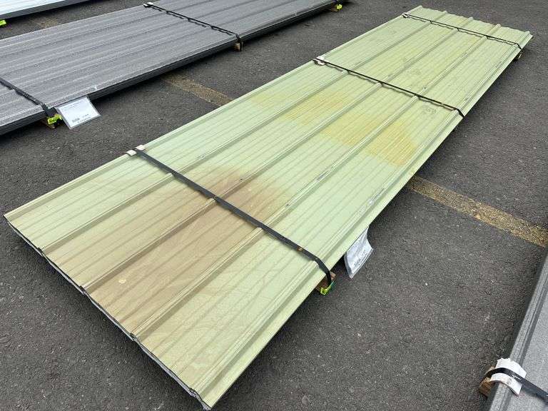 Rainbow Corrugated Metal Panel 3'x12' - Lambrecht Auction, Inc.