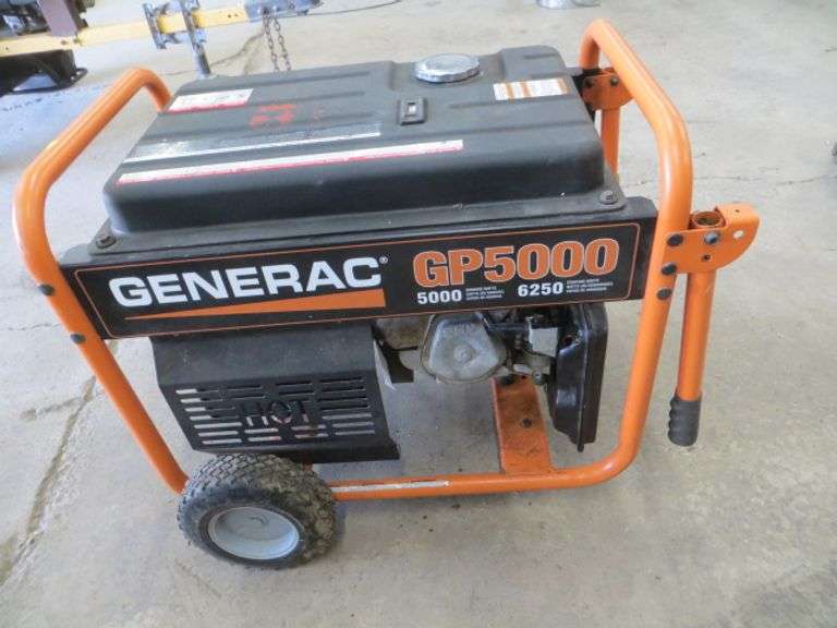 Generac GP5000 Generator - Lambrecht Auction, Inc.