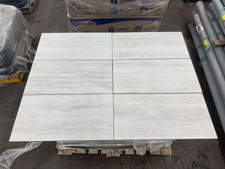 Stonehollow Mist 3"x 12" Glazed Porcelain Bullnose Trim Tile ...