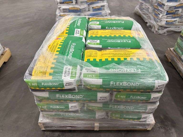 FlexBond 50 lb. White Premium Crack Prevention Thinset Mortar ...