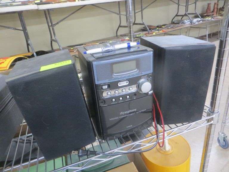 Symphony Micro Component AM/FM/CD - Lambrecht Auction, Inc.
