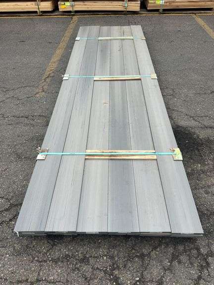 Gray Composite Riser Board 1"x8"x12' - Lambrecht Auction, Inc.