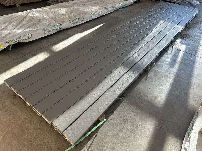 Slate Composite Starter Decking 5/4"x6"x16' - Lambrecht Auction, Inc.