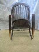 Spindle Back Rocking Chair - Lambrecht Auction, Inc.