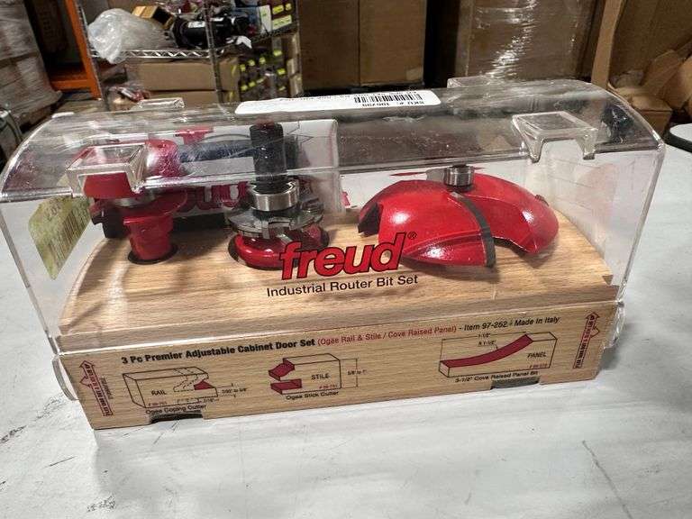 Freud 97-154: 3 Piece Premier Adjustable Cabinet Bit Set, - Lambrecht ...