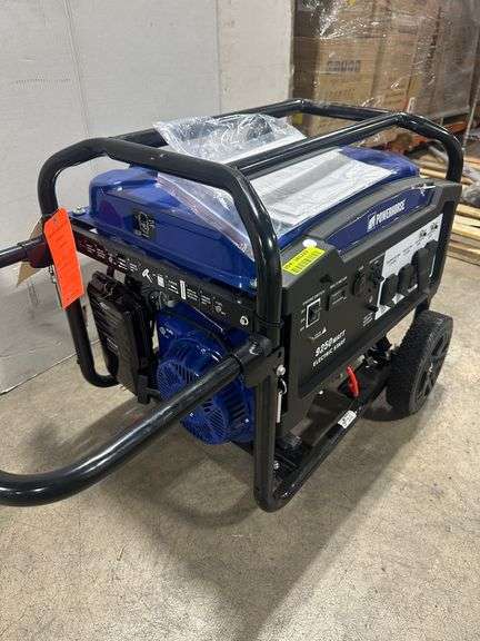 Powerhorse Portable Dual Fuel Generator - Lambrecht Auction, Inc.
