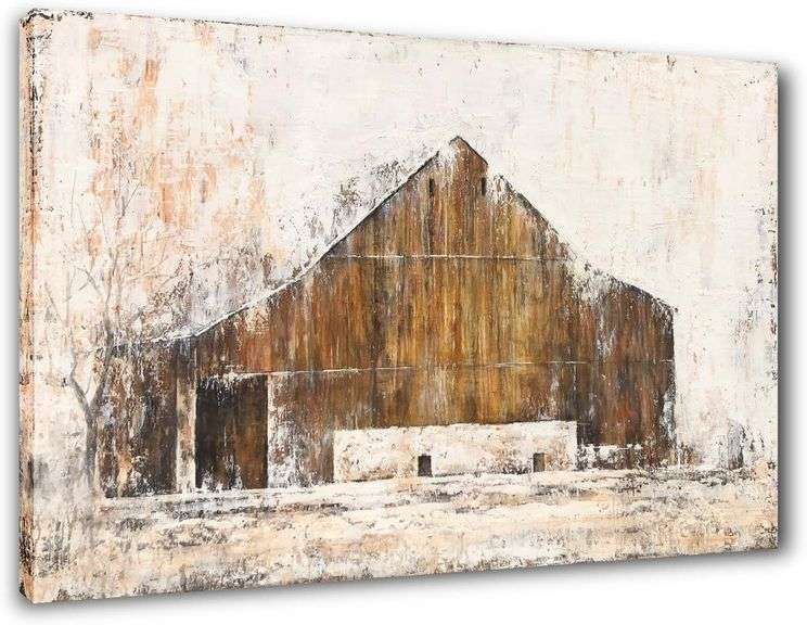 Yihui Arts Large Farmhouse Rustic Wall Decor Canvas Wall Art Painting ...
