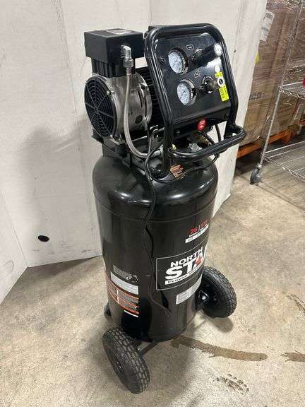 NorthStar Portable Quiet Electric Air Compressor, 1.5 HP, 26 Gallons ...