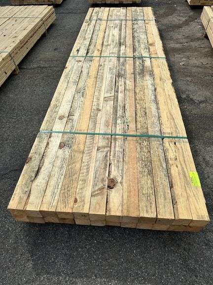 Ponderosa Pine Dimensional Lumber 4"x4"x12' - Lambrecht Auction, Inc.