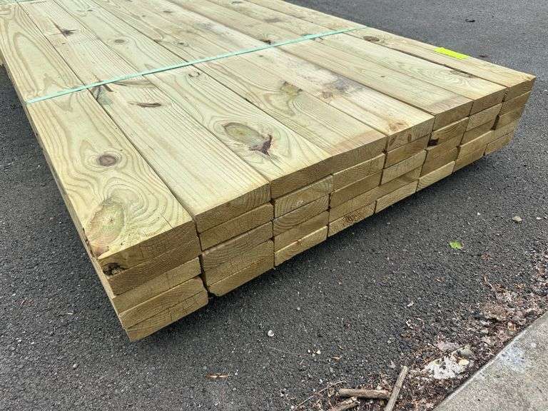 Pressure Treated Dimensional Lumber 2"x6"x8' - Lambrecht Auction, Inc.