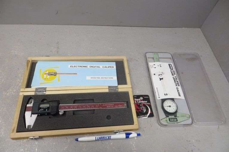 Digital & Electronic Calipers - Lambrecht Auction, Inc.