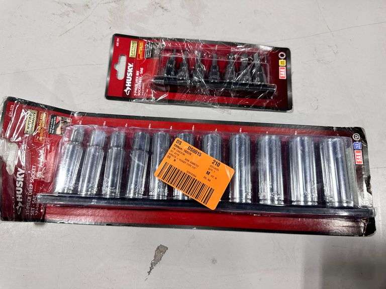 11 Piece Deep Socket And 7 Piece Hex Bit Sockets - Lambrecht Auction, Inc.