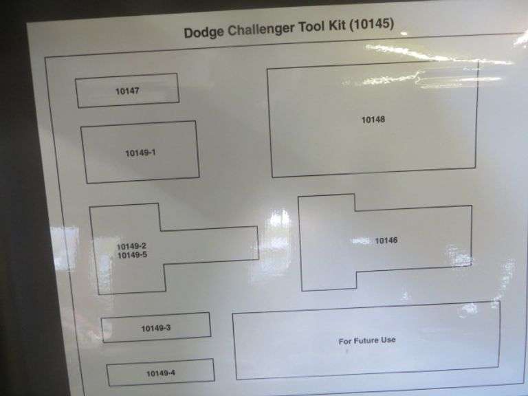 MST #10145 Dodge Challenger Tool Kit - Lambrecht Auction, Inc.