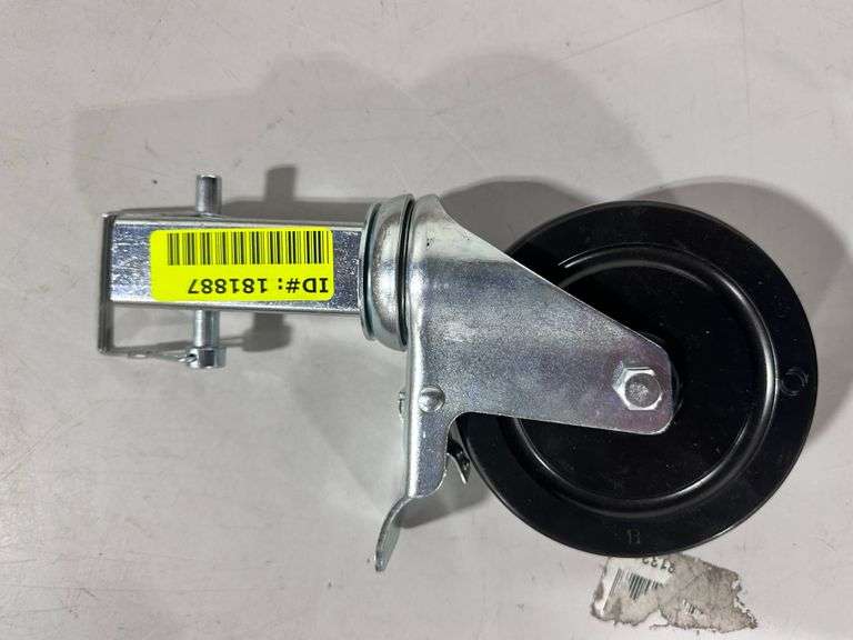 5" caster wheel w/ locking pin - Lambrecht Auction, Inc.