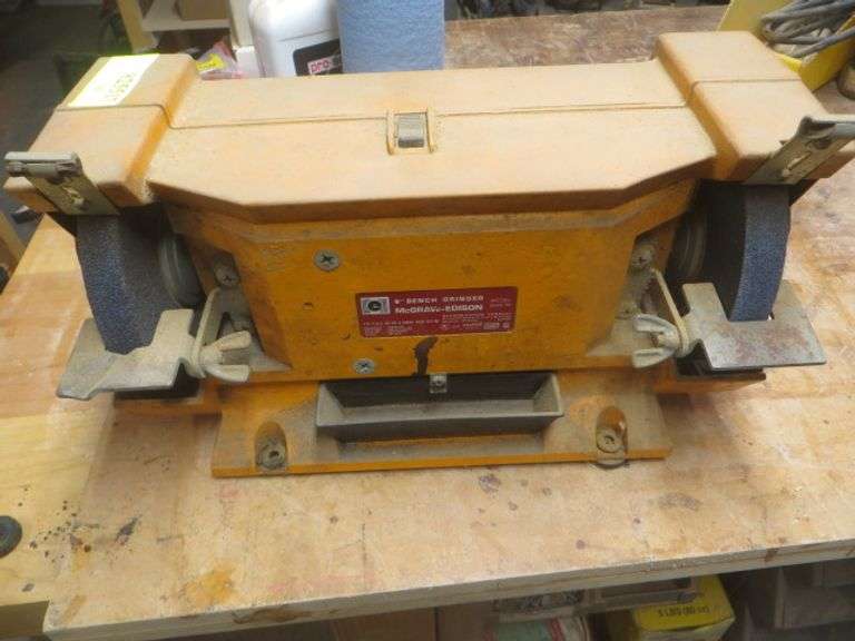 McGraw Edison 6" Bench Grinder - Lambrecht Auction, Inc.
