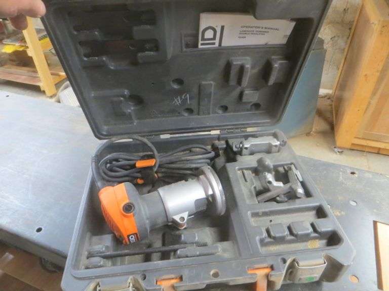 Ridgid Laminate Trimmer - Lambrecht Auction, Inc.