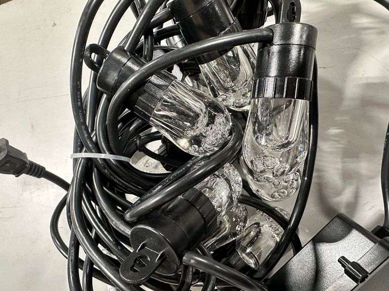 EcoScapes by Enbrighten 24' Outdoor Wi-Fi Color-Changing LED Café ...