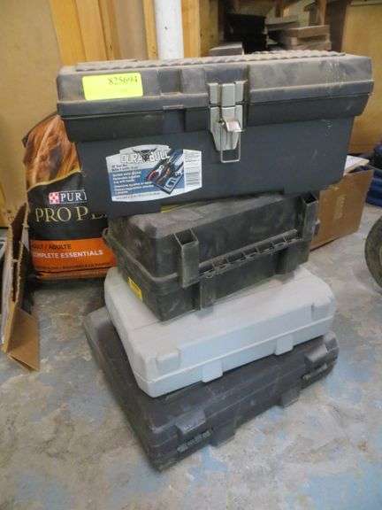 Empty Tool Boxes - Lambrecht Auction, Inc.