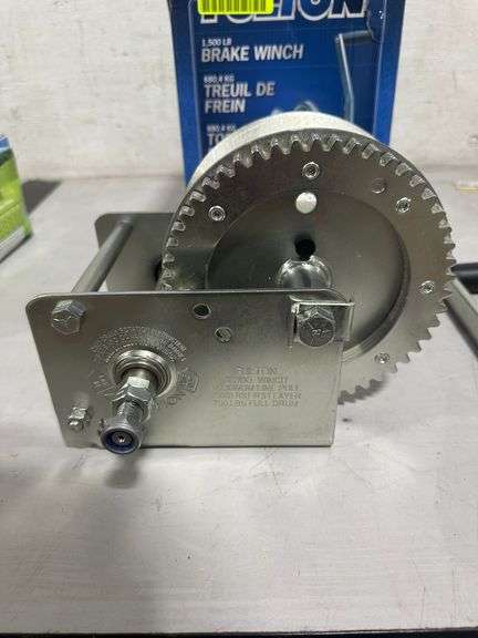 Fulton Automatic Brake Hand Winch - Lambrecht Auction, Inc.
