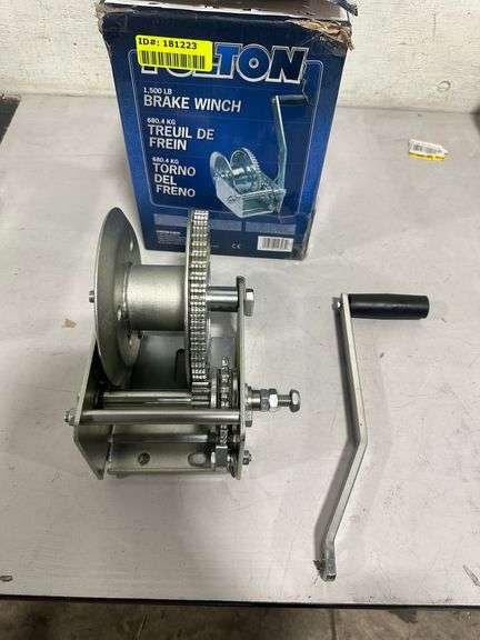Fulton Automatic Brake Hand Winch - Lambrecht Auction, Inc.