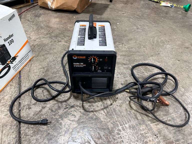 Hobart Handler 100 Flux-Cored Welder - Lambrecht Auction, Inc.