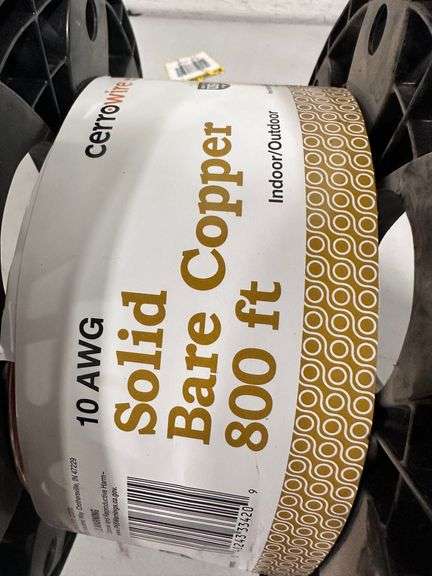 Cerrowire 800 ft. 10-Gauge Solid SD Bare Copper Grounding Wire ...