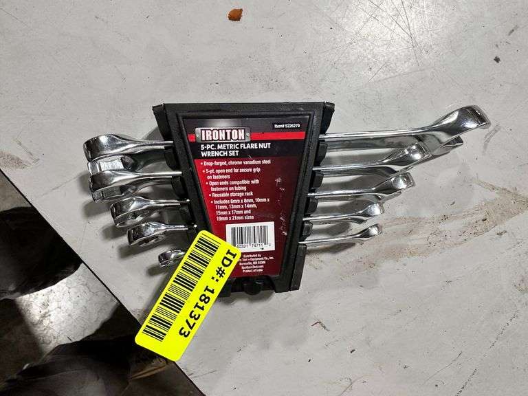 Ironton 5 Piece Metric Flare Nut Wrench Set + Klutch Wrench - Lambrecht ...